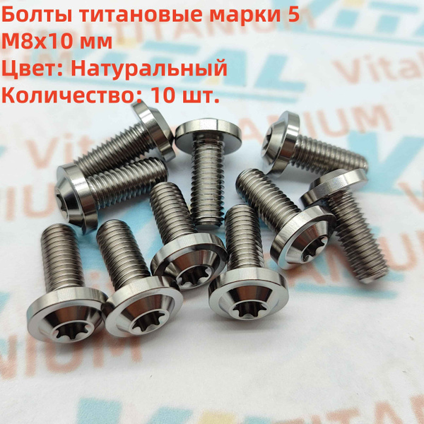 Болт 10 мм, 10 шт. купить на OZON по низкой цене (1742166699)