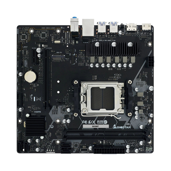 Материнская плата Biostar B650MT, SocketAM5, AMD B650, mATX купить на ...