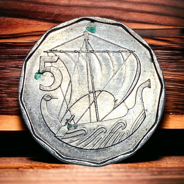 Монета Кипр 5 милс 1982 года. Парусник. Люксовое состояние купить на OZON по низкой цене ...