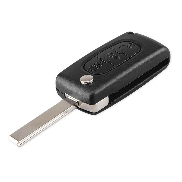 Чехол Для Ключей Автомобиля с 3 Кнопками HU83 CE0523 Для Peugeot Expert ...