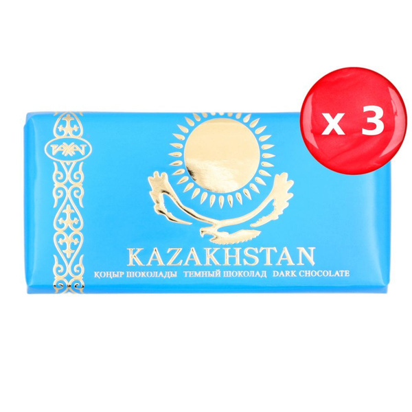 Шоколад темный РАХАТ Казахстан 100 г, набор из 3 шт. купить на OZON по ...