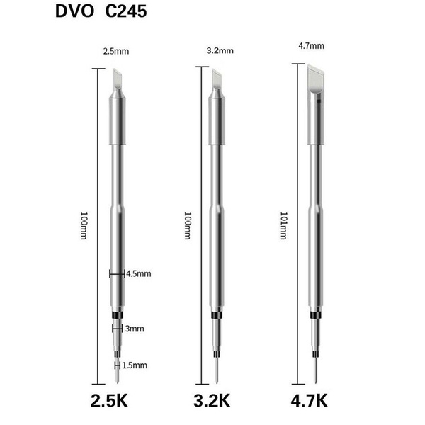 C245 паяльник жала интегрированные нагревательные сердечники K/I/IS для JBC паяльная станция ...