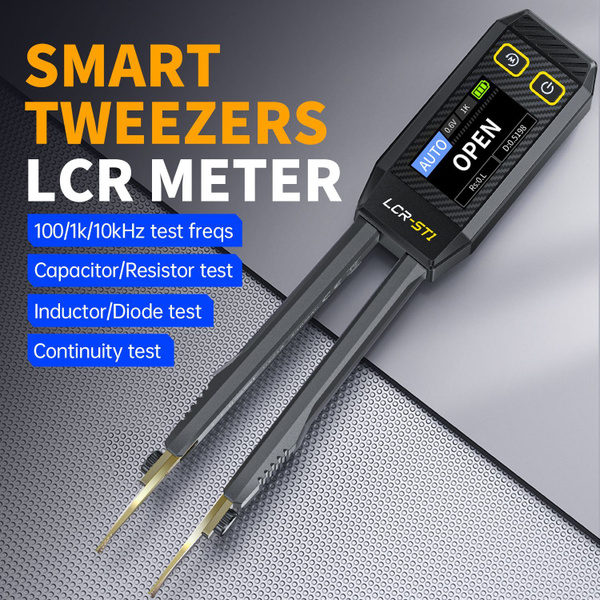 LCR- ST1 Mini Smart Bridge Tweezer LCR SMD ESR Test ster Resistance ...