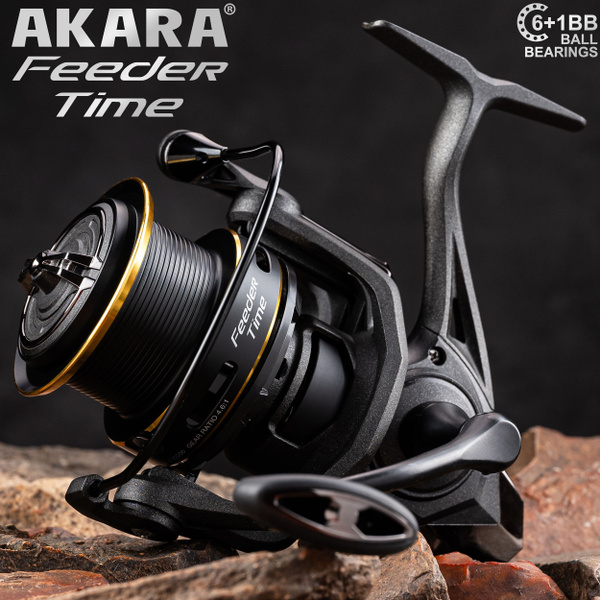 Катушка Akara Feeder Time, Безынерционная, 5000, Передний фрикцион купить c доставкой на OZON по ...