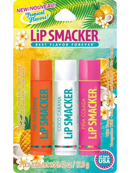 Ароматизированный бальзам для губ Lip Smackers Tropical Fever ...