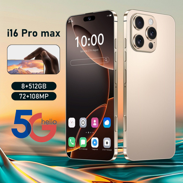 Смартфон i16promax 512 ГБ 8 ГБ Золотой 2 SIM купить c доставкой на OZON по низкой цене (1801427358)