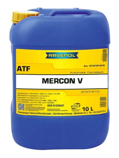 Масло АКПП RAVENOL ATF Mercon V, 10 литров / 4014835732940 купить c ...