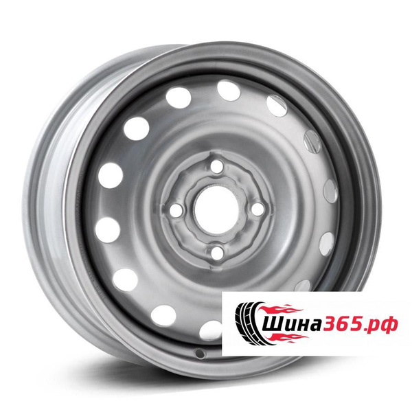 Колесный диск Trebl 15x6" PCD4x108 ET52.5 D63.3 Штампованный купить c ...