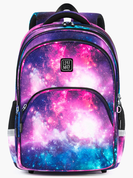 Рюкзак школьный Like Me School PLUS Космос темный купить на OZON по ...