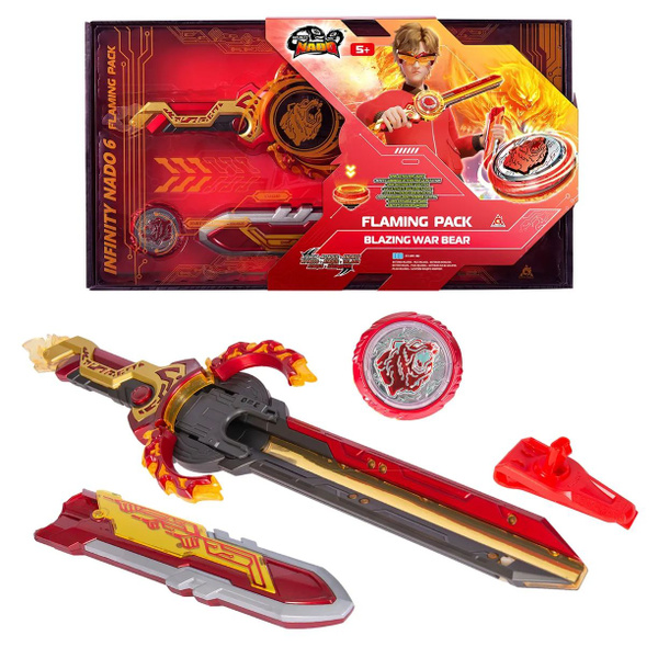 Infinity Nado Волчок Flaming Pack Blaz Bear Эпик Лончер купить на OZON ...