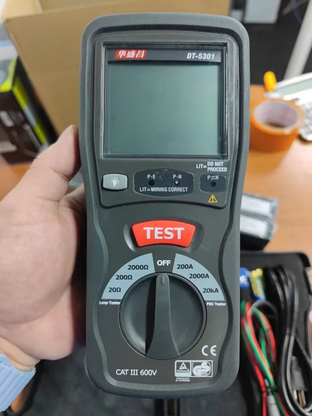 Измеритель сопротивления петли фаза-нуль CEM DT-5301 купить на OZON по низкой цене (2204175047)