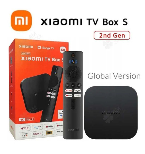Медиаплеер MI Box S(2 Gen) International edition, черный, Android купить c доставкой на OZON по ...