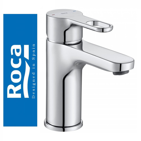 Смеситель для раковины Roca Atis с донным клапаном купить на OZON по ...