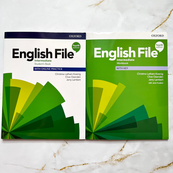English File Intermediate fourth edition (Student's book + Workbook ...