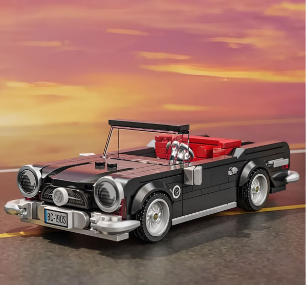 Конструктор Техник Ретро винтажный автомобиль Mercedes benz 190S Coupe ...