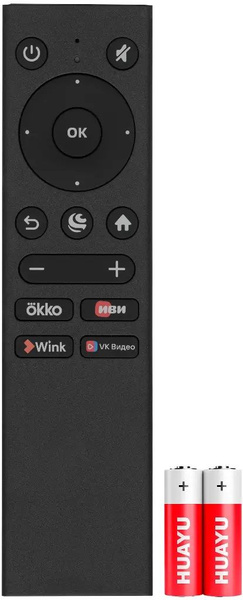 Пульт Huayu RC151B2 (WH230712E/ROH) для телевизора Hyundai, BBK, Sber, STARWIND, DEXP, Prestigio ...