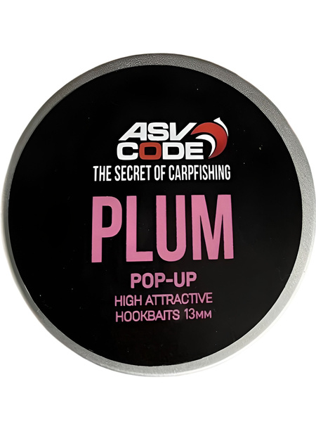 Плавающие бойлы ASV-CODE POP-UP 13 мм Plum (Слива) , супер аттрактивные насадочные поп-ап купить ...