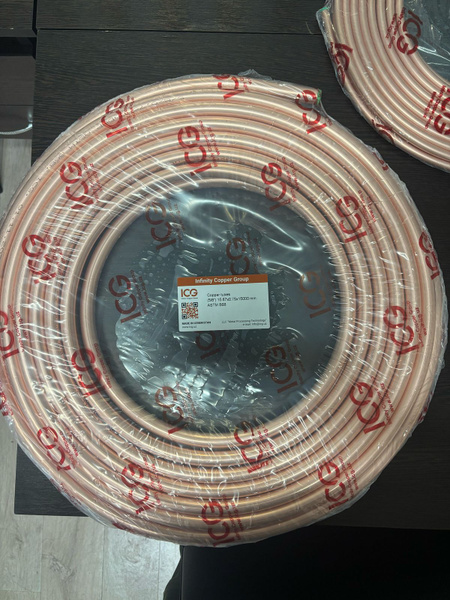 Медная труба 5/8"(15,87х0,75) ASTM B68 средняя стенка УЗБЕКИСТАН, бухта ...