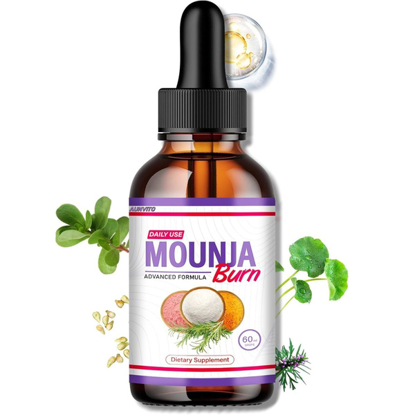 Monja Burn Drops Full Range Supplement, диетическая натуральная жидкая ...