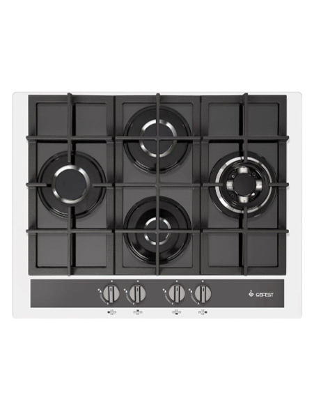 Варочная панель Gefest ПВГ 2231-01 Р5, с двухзонной конфоркой, графит с белой рамкой купить c ...
