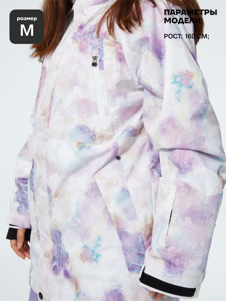 Куртка Мужской, Женский SKIFREE Капюшон, Карманы фиолетовый Нейлон ...