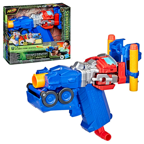Игрушечное оружие Hasbro - Трансформер-Бластер Nerf Оптимус прайм 2в1 ...