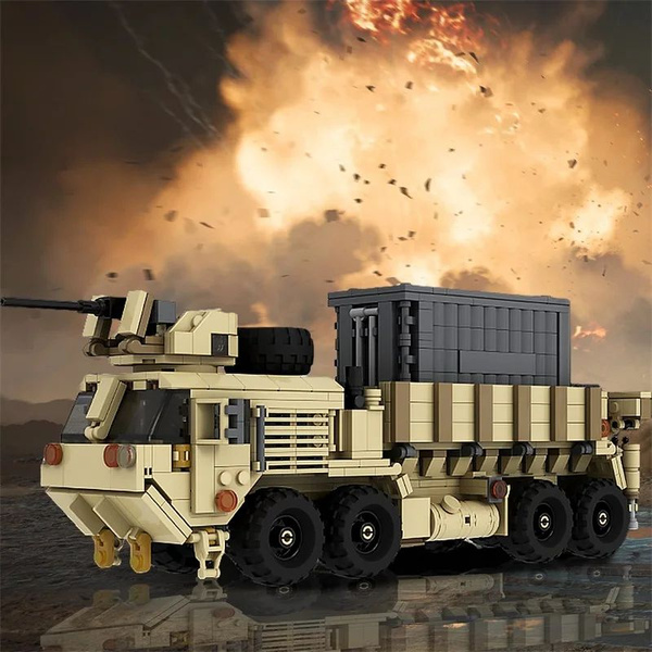 Конструктор MOC Oshkosh HEMTT- M985A4, военный тяжелый мобильный ...