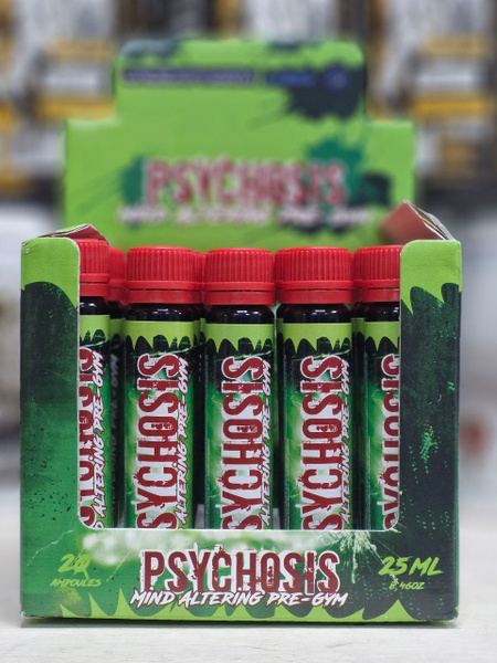 PSYCHOSIS (UNDERPHARM LABS), 20 x 25ml, Предтренировочный комплекс купить на OZON по низкой цене ...