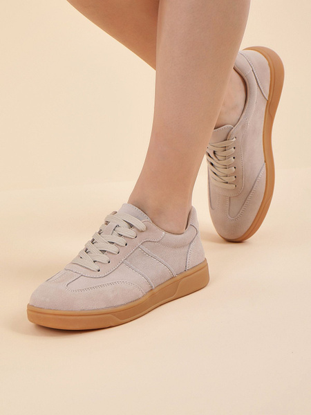 Кеды Женский Covani Замша натуральная Танцы, Легкая атлетика, размер 39 7 На любой сезон Шнурки ...