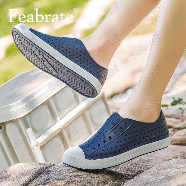 Сабо Женский, Мужской Feabrate EVA R (средняя), размер 45 Закрытый нос, Круглый нос Без каблука ...