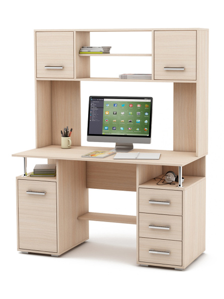 Компьютерный стол FKM КС Амбер 15, 18, 23, 130х60х165 см купить c ...