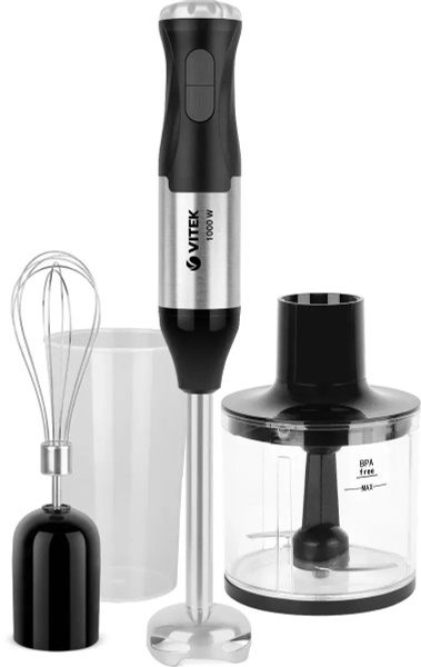 Блендер погружной Vitek Midnight VT-1479, разноцветный купить на OZON по низкой цене (1928465047)
