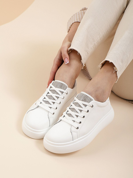 Кеды Женский Covani Натуральная кожа Туризм, Танцы, размер 37 7 На любой сезон Шнурки Россия ...