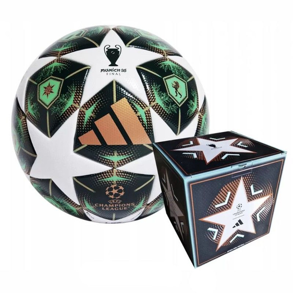 Футбольный мяч adidas Euro24 Fussballliebe LGE Box, 4 размер, черный ...