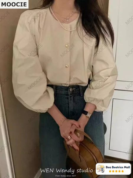 Блузка Женский MOOCIE абрикосовый крайола Лавсан, размер 44 Китай Повседневный купить c ...