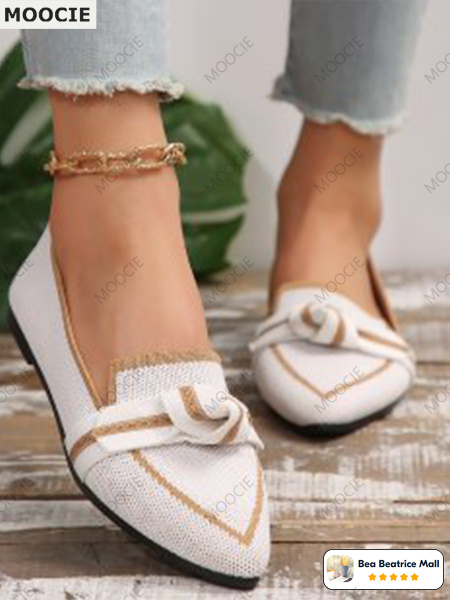 Мокасины Женский MOOCIE белый, размер 43 Китай На любой сезон Круглый нос купить c доставкой на ...