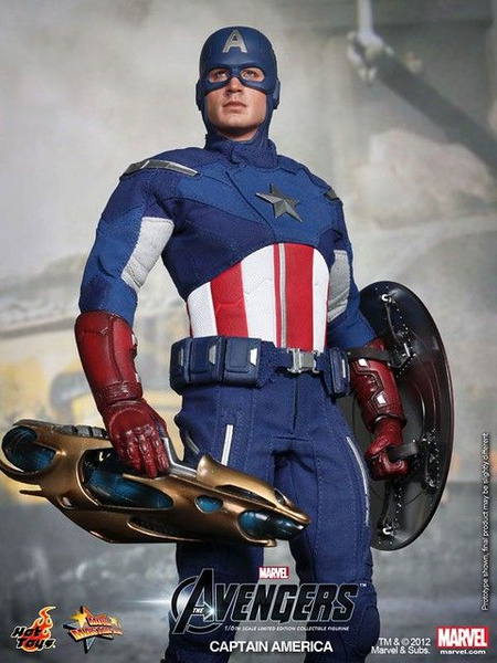 Hot Toys капитан америка фигурка, MMS174 The Avengers:Captain America ...