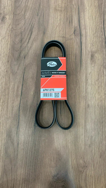 Gates Ремень поликлиновой, арт. 6PK1275, 1 шт. купить на OZON по низкой ...