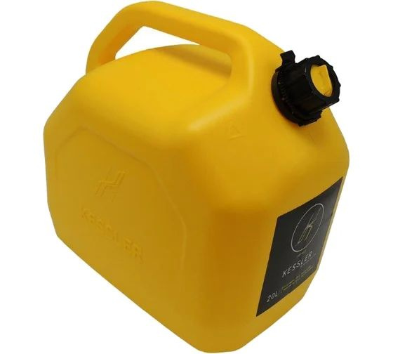 Канистра ГСМ KESSLER, 20л (желтый) купить на OZON по низкой цене (1995287016)