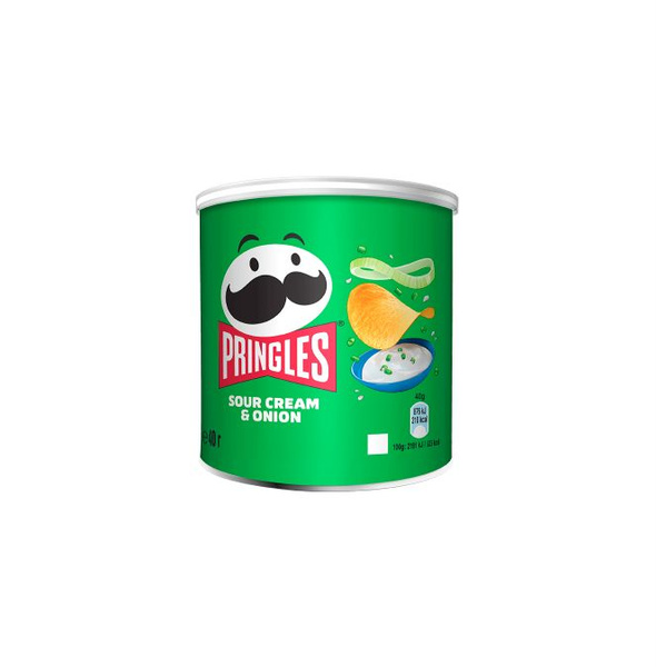 Чипсы Pringles "Sour Cream & onion", со вкусом сметана и лук, 40гр, Польша Pringles купить на ...