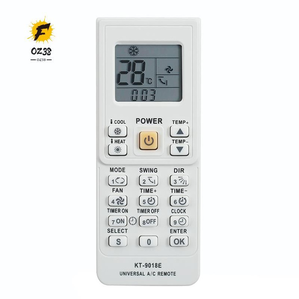 (A R Q K) Кондиционер универсальный пульт дистанционного управления совместим с Aux KT-9018E ...