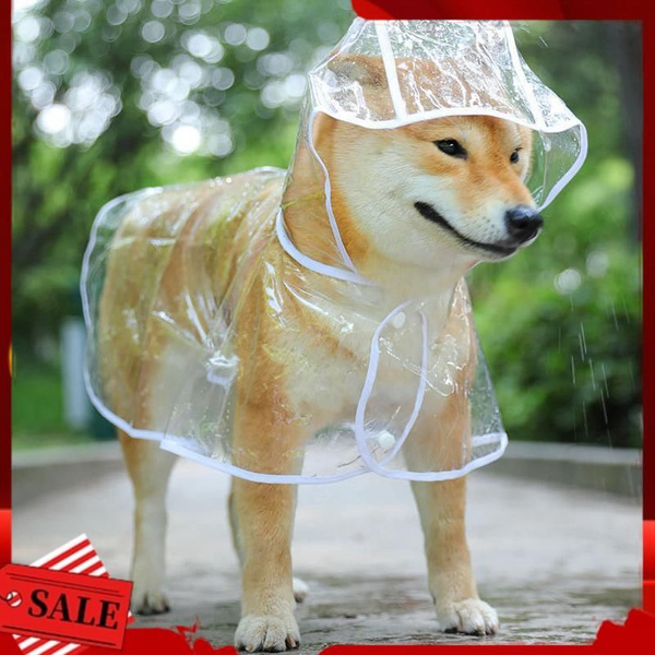 L9(F P N I) S-Pet Dog Puppy Прозрачный дождевик Дождевик купить на OZON ...