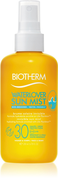 Biotherm Waterlover Sun Mist SPF 30 - Солнцезащитный спрей-туман SPF 30 ...