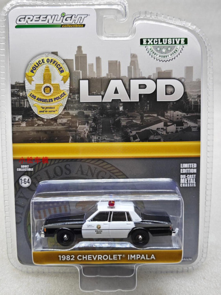 Машинка GreenLight 1/64 1982 Chevrolet Impala Los Angeles Police ...