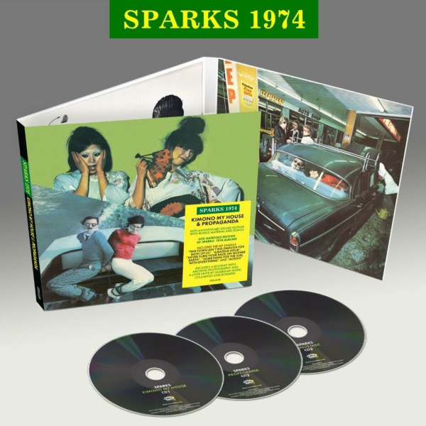 Диск Sparks - Sparks 1974 (Kimono My House & Propaganda) (3 CD) купить на OZON по низкой цене ...