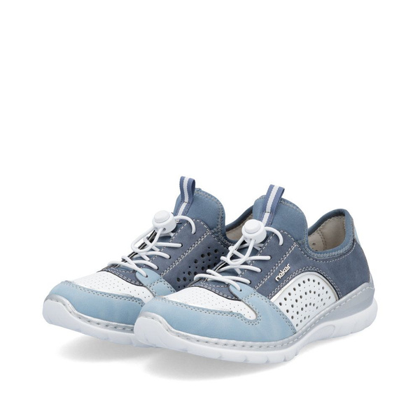 Кроссовки Женский Rieker Искусственная кожа, Текстиль Туризм, размер 38 G Лето Шнурки Швейцария ...