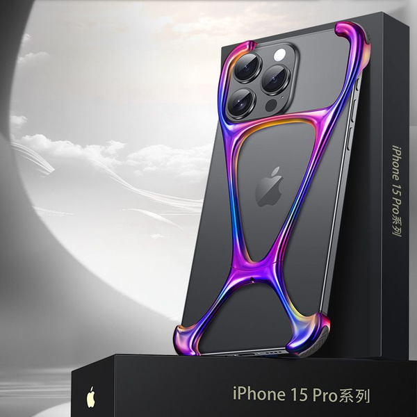 YNOT Дизайнерский премиум Чехол из Авиационной Стали для iPhone 15 Pro ...