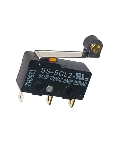 SS-5GL2, (SS5GL2) Omron, 250В/3А (125В/5А) Микровыключатель / Концевой выключатель с рычагом и ...
