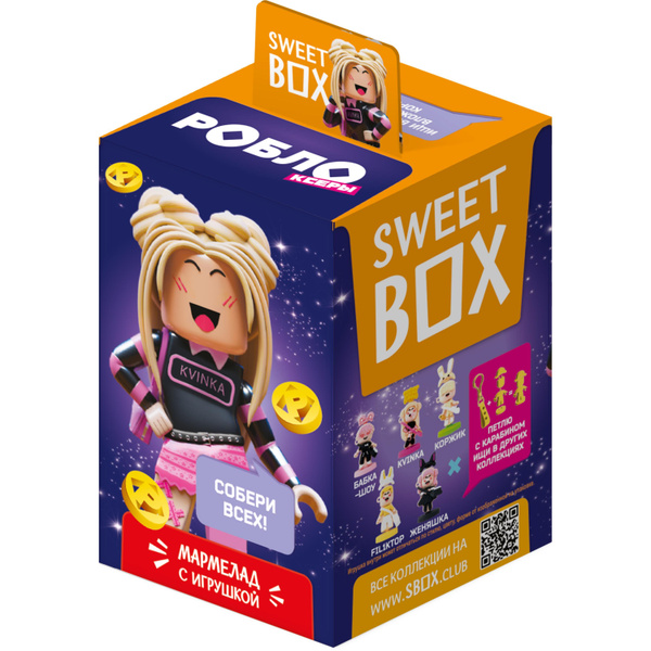 Мармелад SWEET BOX Роблокс с игрушкой, 10 г x 1 шт купить на OZON по ...