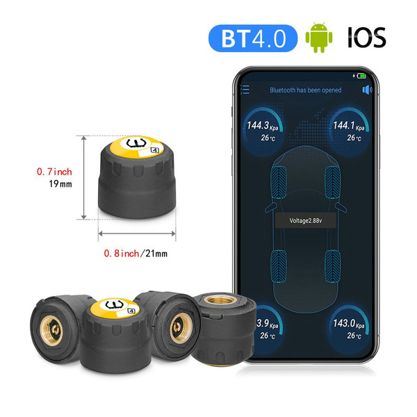 V11 BLE TPMS Внешний датчик TPMS поддерживает Android Apple VC11B с ...